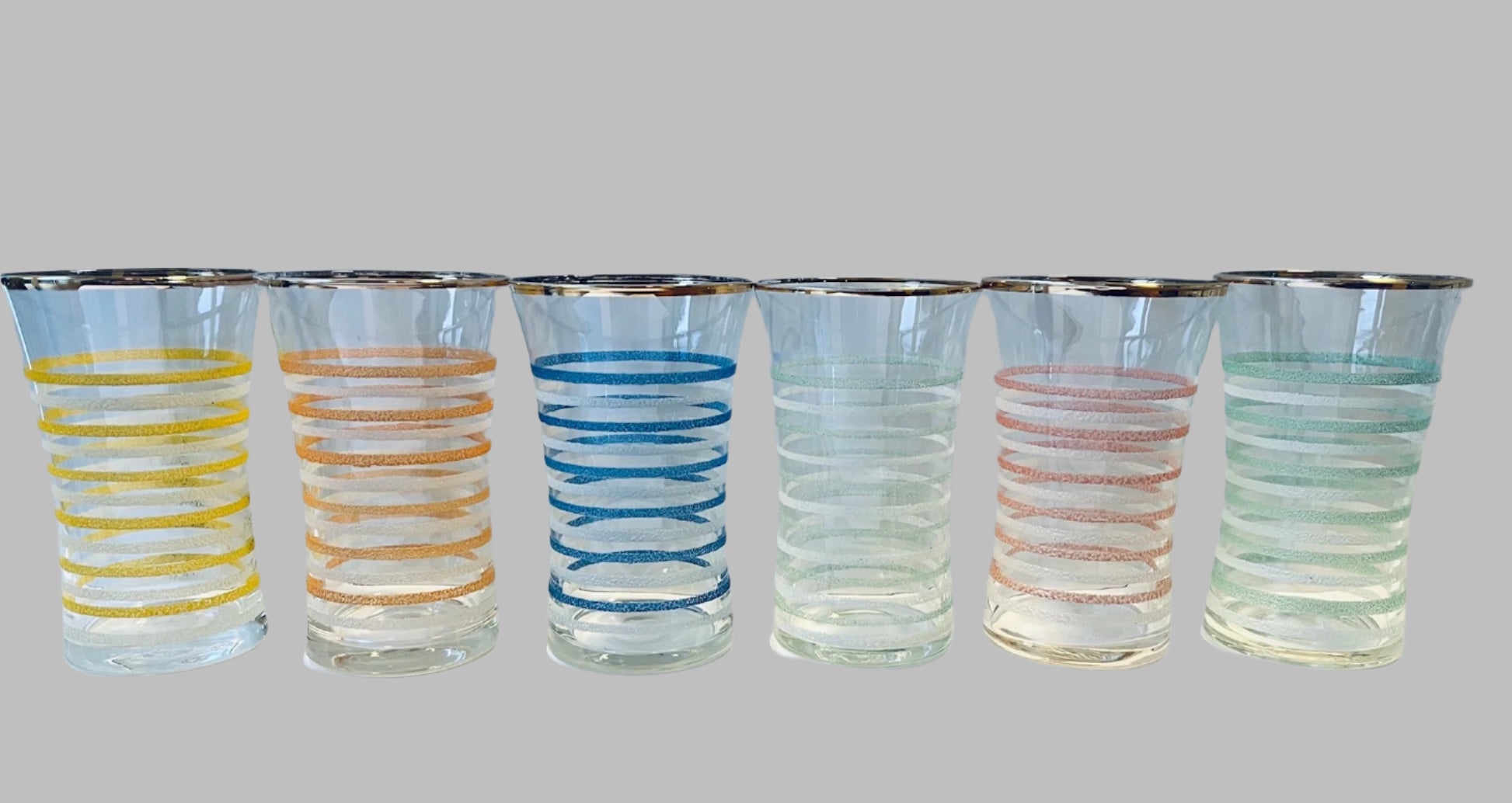 Mid-Century Sugar Frosted Shot Glasses – Matador Vintage